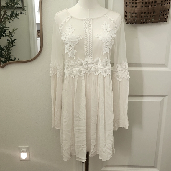 Altar'd State | Dresses | Altard State Cream Dress | Poshmark